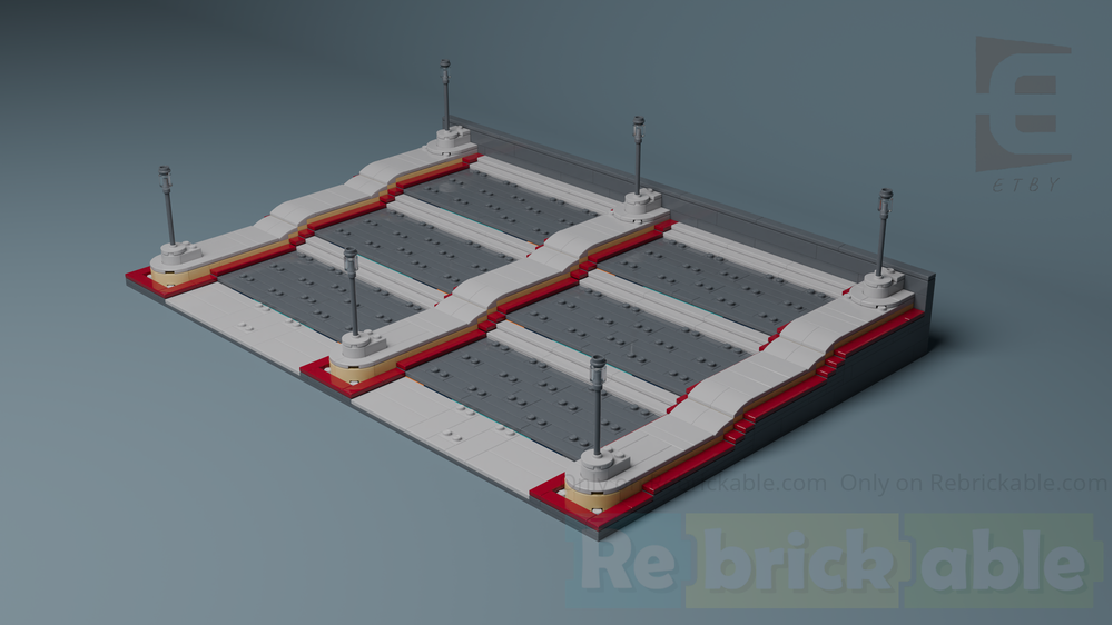 LEGO MOC Corsucant Grand Temple Steps - x90 Minifigure Display by ...