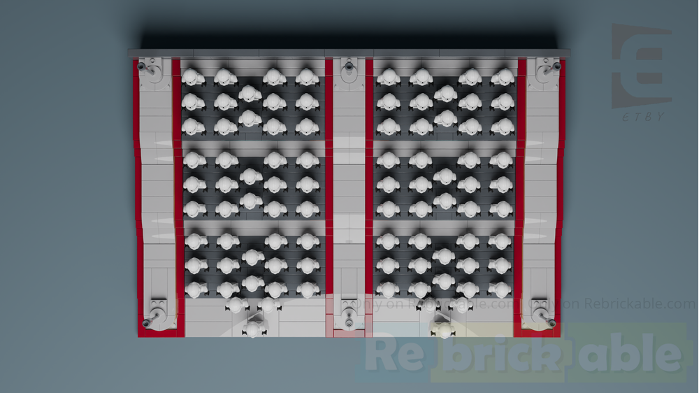 LEGO MOC Corsucant Grand Temple Steps - x90 Minifigure Display by ...