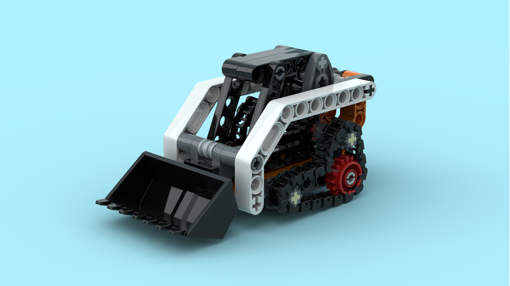 LEGO MOC Bobcat S66 Skid Steer and T66 Tracked Loader (8418 Mod) by ...