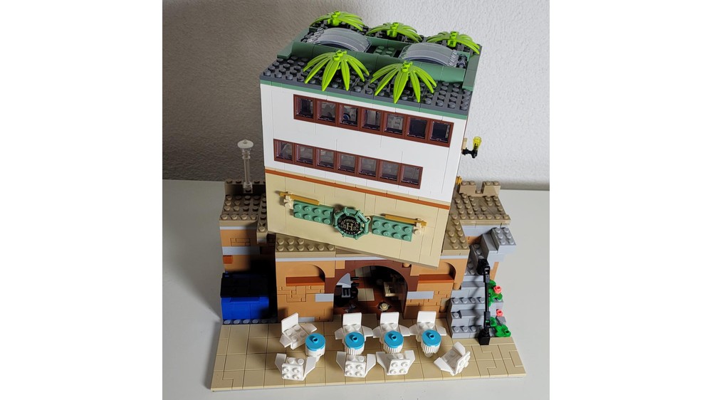 Lego Moc 10297 Ice Cream Parlor And Spa By Drphil Rebrickable Build