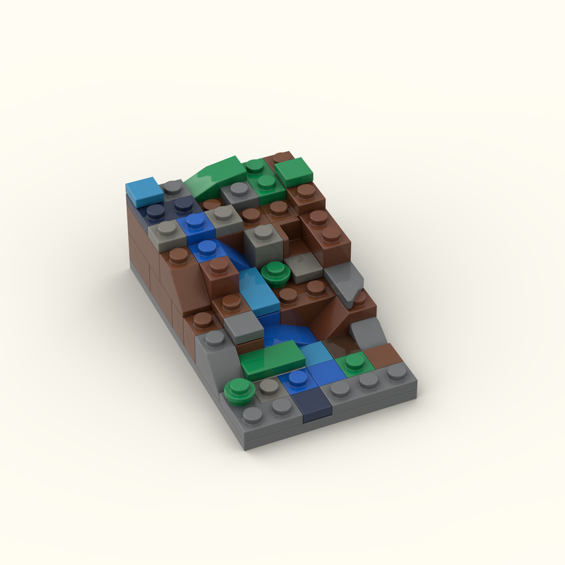 LEGO MOC Water stream(mini) by Txizu | Rebrickable - Build with LEGO