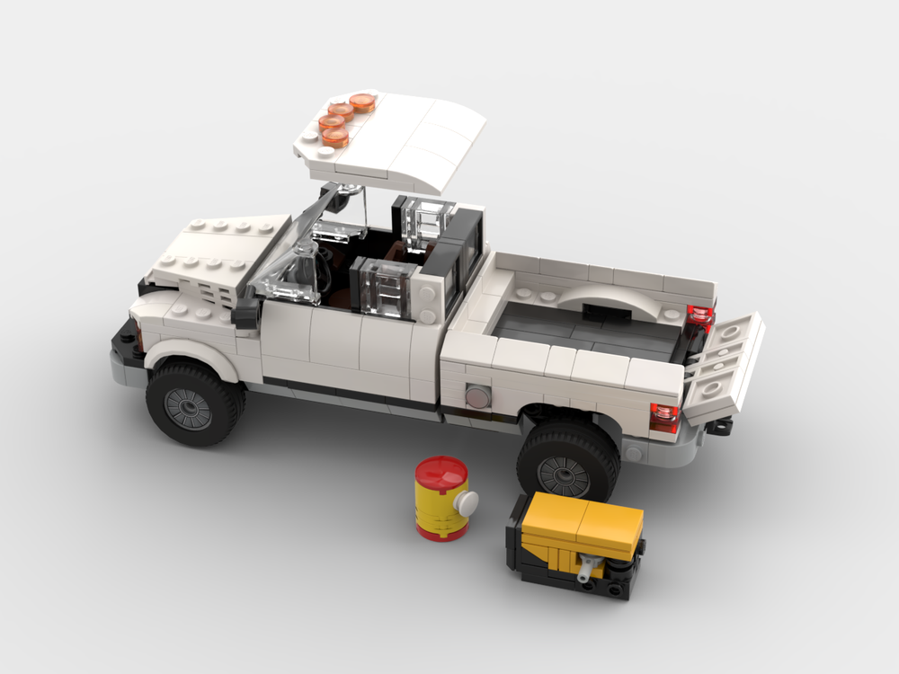 Lego Moc Dodge Ram Pickup By Owstin Rebrickable Build With Lego