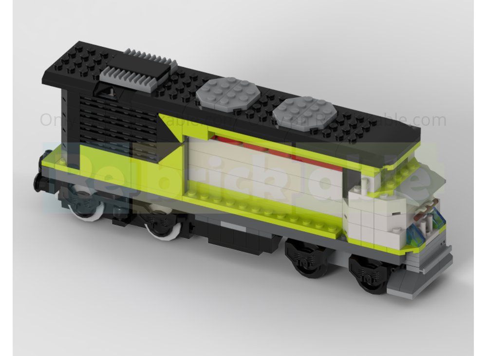 LEGO MOC 60337 Alternate Build - Freight Diesel Locomotive & Wagons by ...