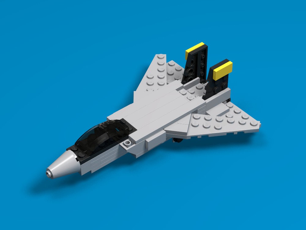 LEGO MOC Fighter Plane 6b (Micro) F-14 by PsiborgVIP | Rebrickable ...