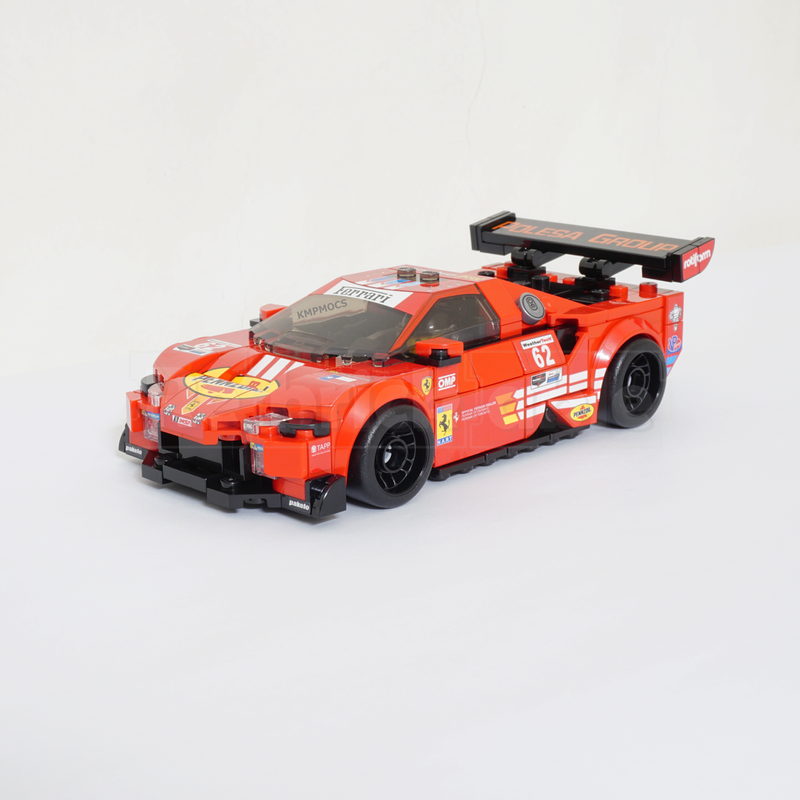 LEGO MOC-189841 Ferari 296 GT3 by KMPMOCS | Rebrickable - Build with LEGO