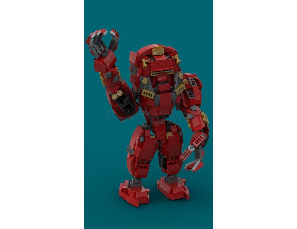 LEGO MOC Red Mech 1 by DutChi | Rebrickable - Build with LEGO