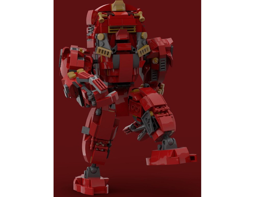 LEGO MOC Red Mech 1 by DutChi | Rebrickable - Build with LEGO
