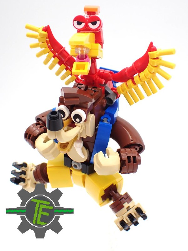 LEGO MOC Banjo Kazooie Jumping by Terra_Ender | Rebrickable - Build ...