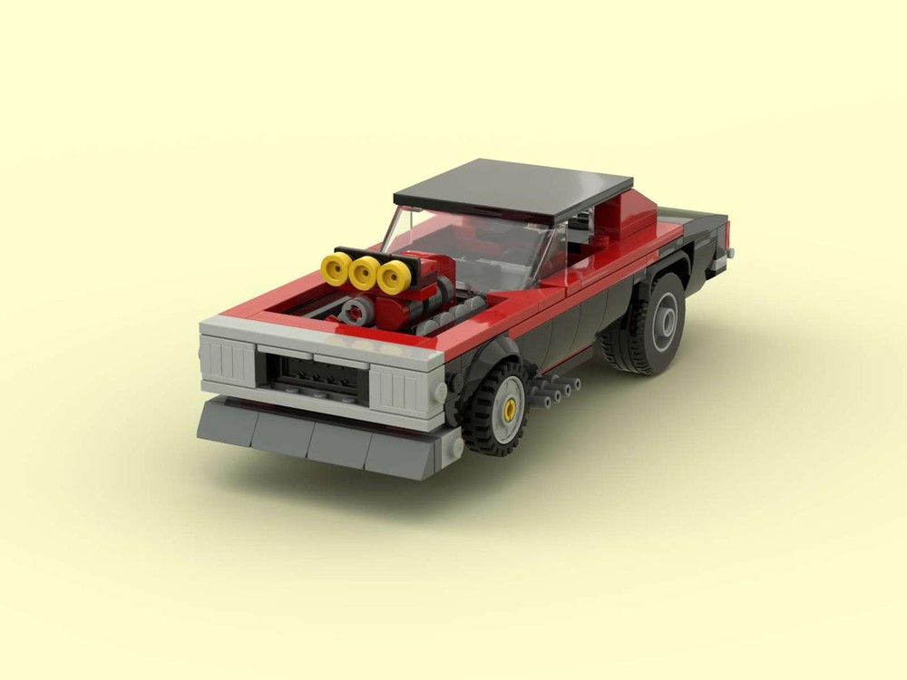 LEGO MOC 8 Wide Funny Car by Xxriot99xX | Rebrickable - Build with LEGO