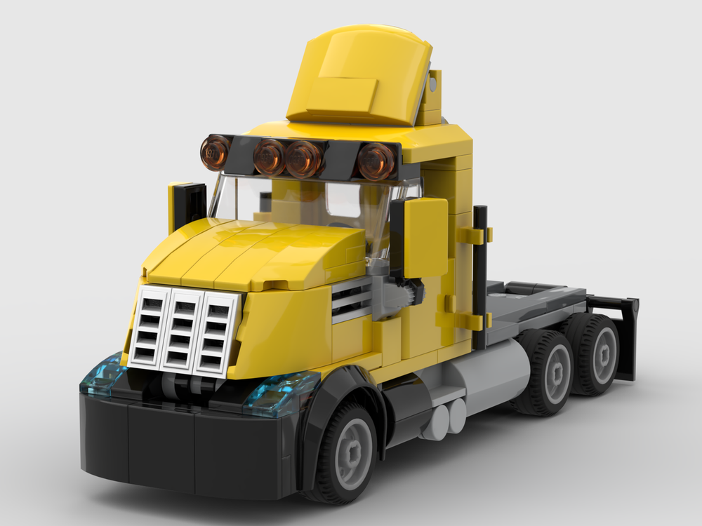 LEGO MOC Day cab truck v1 by phigeon | Rebrickable - Build with LEGO