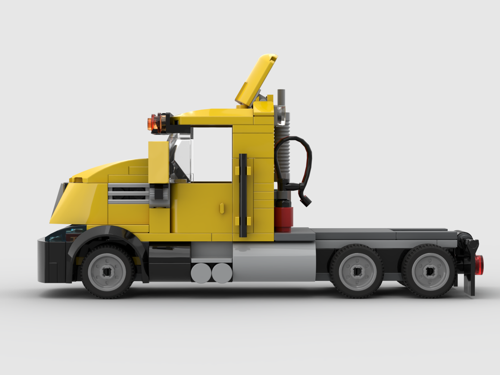 Lego Moc Day Cab Truck V2 By Phigeon Rebrickable Build With Lego
