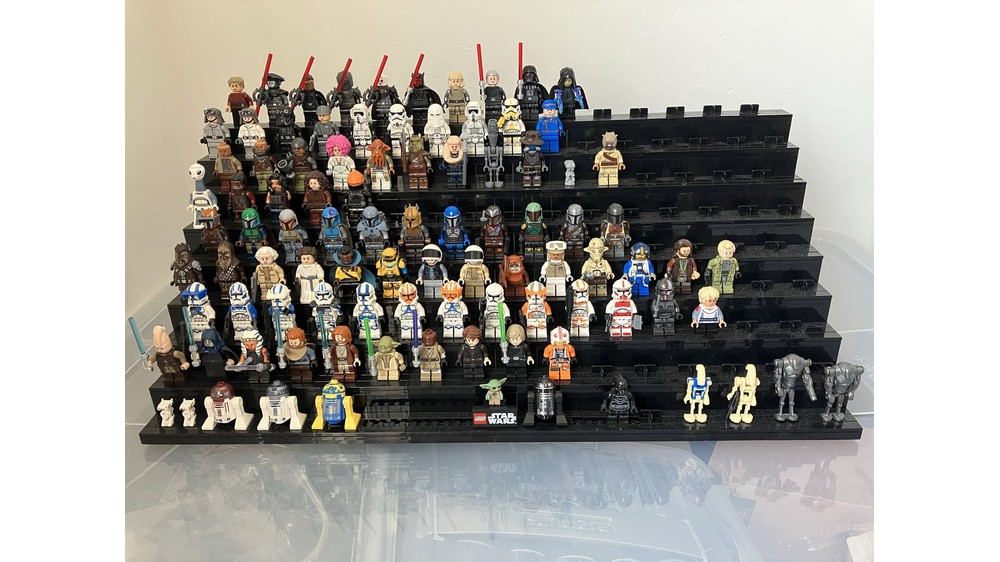 LEGO MOC Minifigure display stand (139 figures) by markuzzz ...