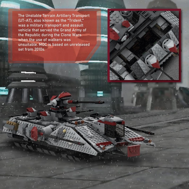 LEGO MOC UT-AT - Unstable Terrain Armored/Artillery Transport (based on ...