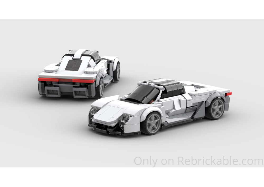 Lego Moc Porsche Mission X Concept By Mmmanybricks Rebrickable