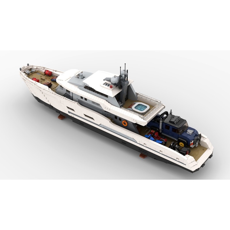 LEGO MOC Explorer's Yacht - WHITE Version by MrJBuilds | Rebrickable ...