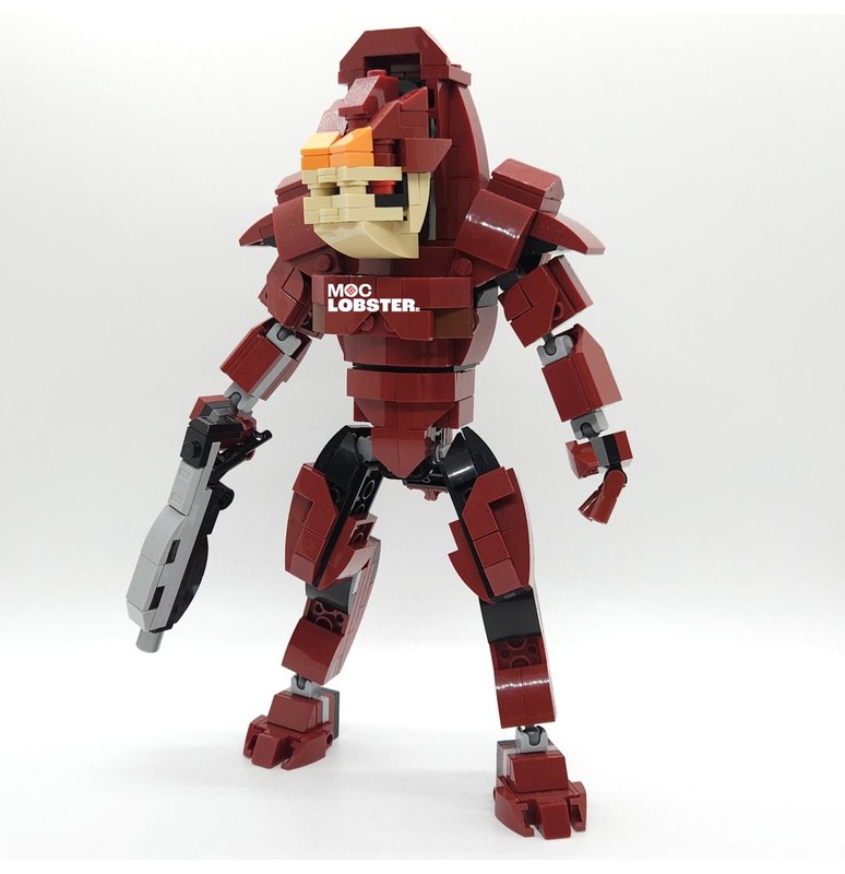 LEGO MOC Mass Effect: Wrex by Moc_Lobster | Rebrickable - Build with LEGO