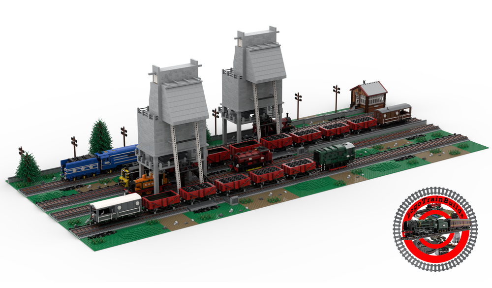 Lego Moc Lego Concrete Coaling Tower By Fataltrainbuilds Rebrickable