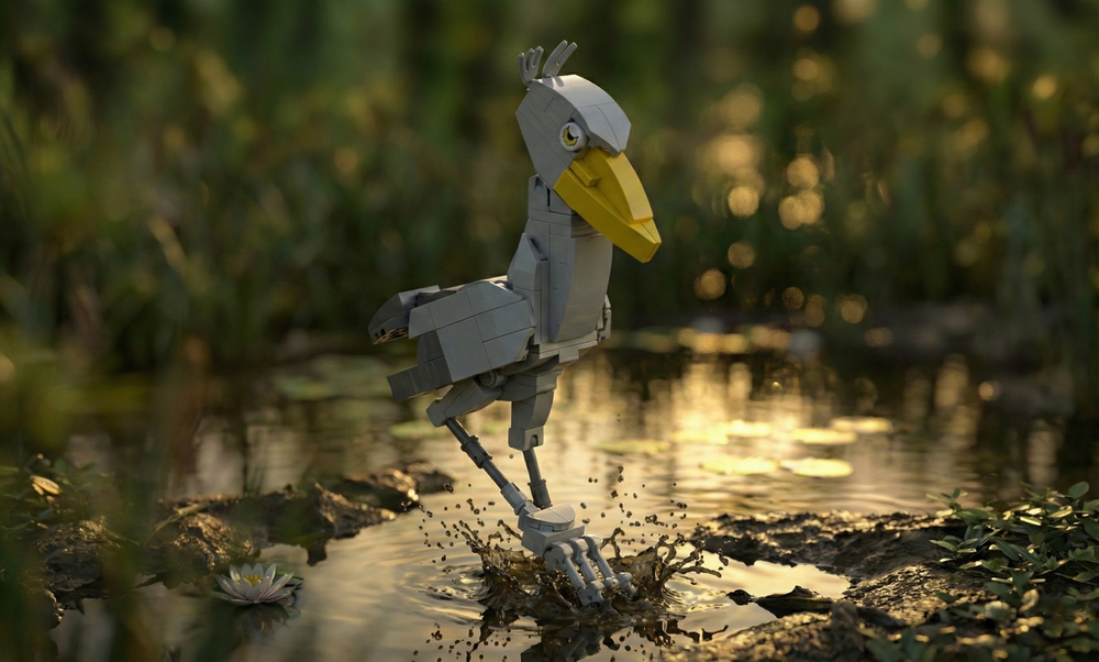 LEGO MOC Shoebill - Accurate, elegant and very posable by DiegoFontana ...