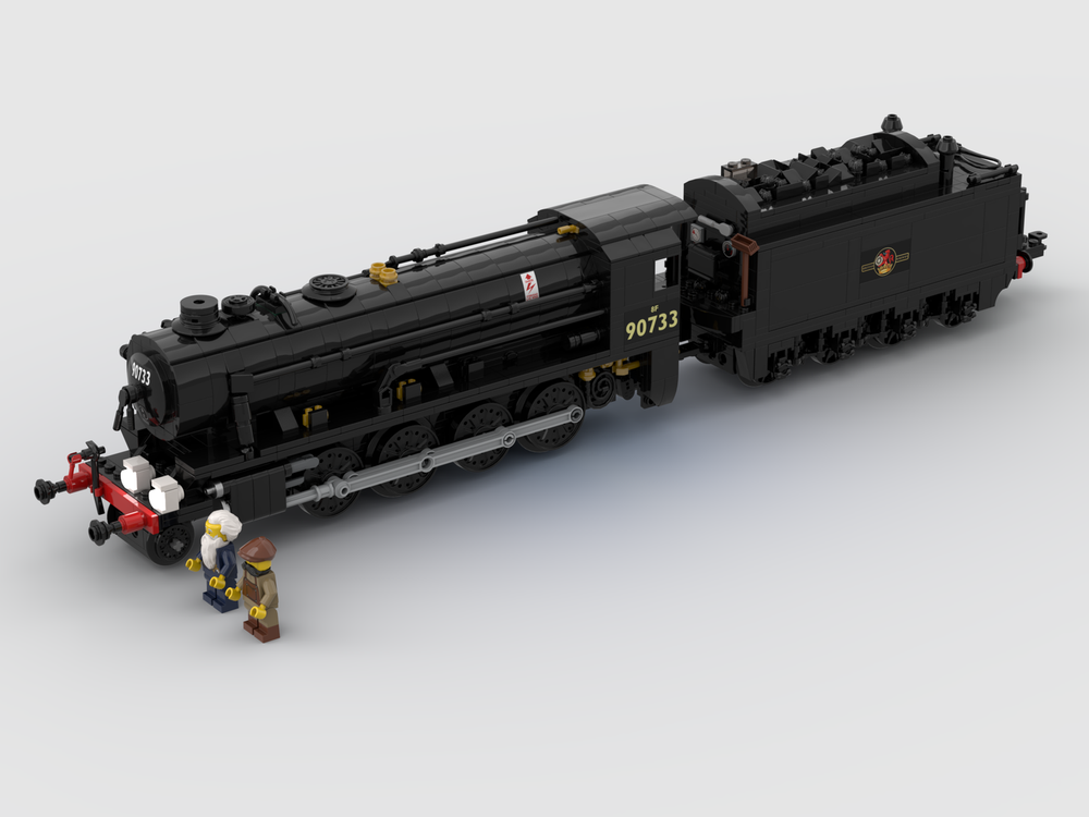 LEGO MOC WD Austerity 2-8-0 BR Black by JPCreations | Rebrickable ...