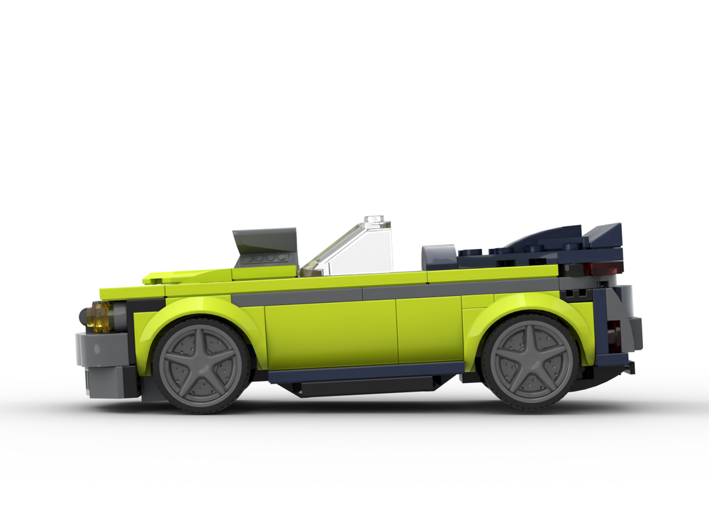 Lego Moc Muscle Car By Mesjaam Rebrickable Build With Lego