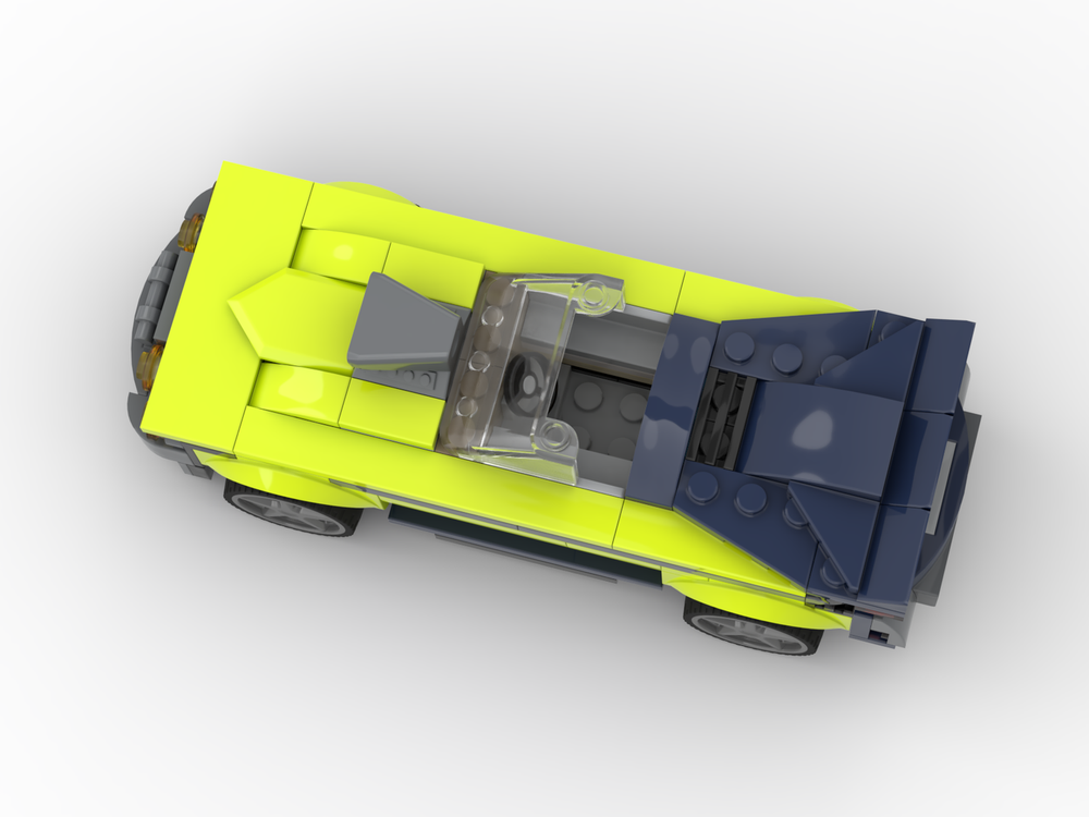 Lego Moc Muscle Car By Mesjaam Rebrickable Build With Lego
