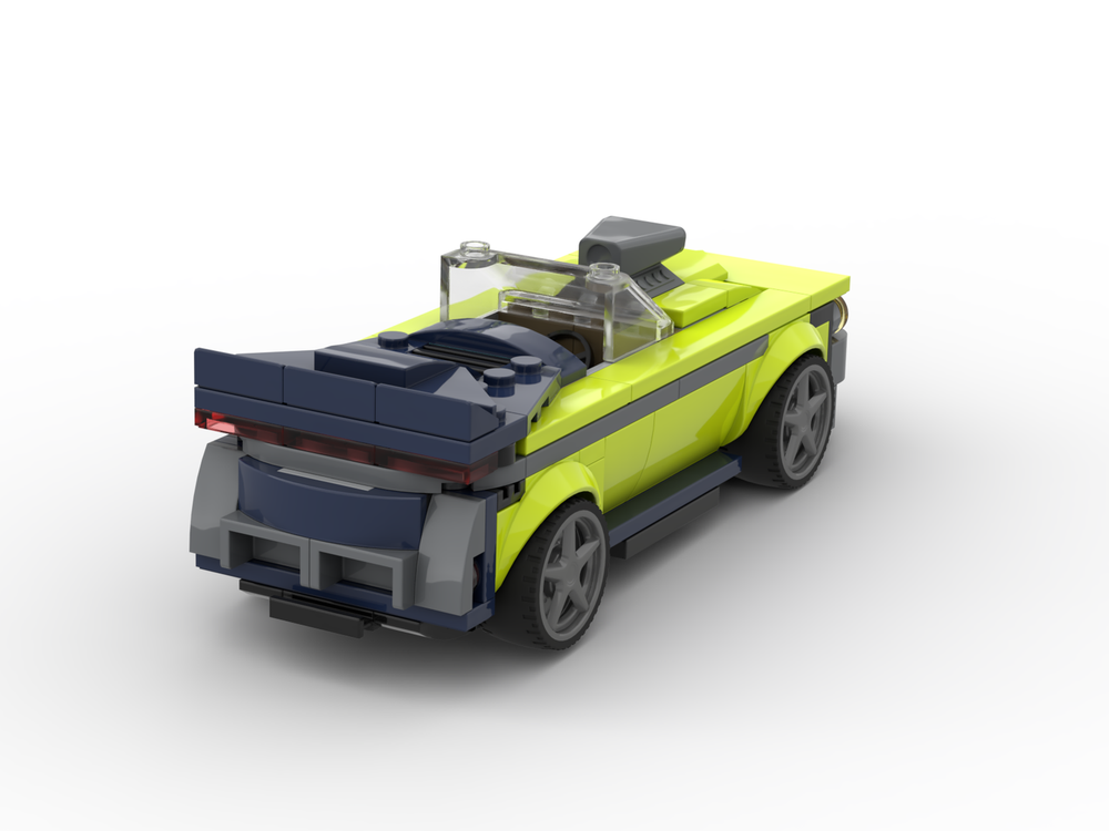 Lego Moc Muscle Car By Mesjaam Rebrickable Build With Lego