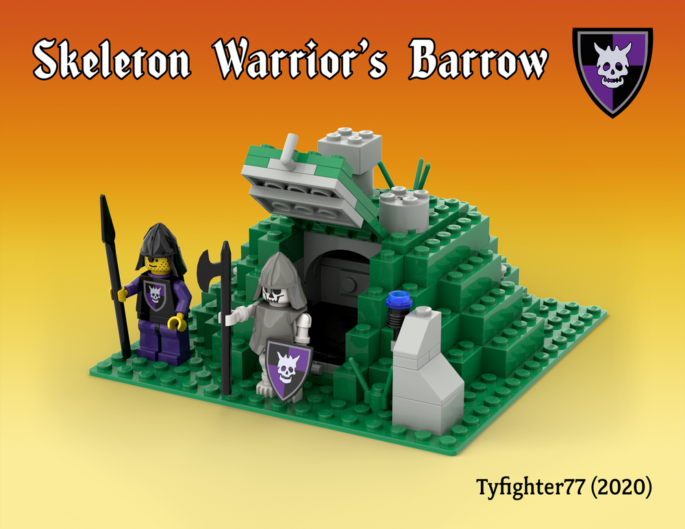 LEGO MOC-189913 Skeleton Warrior's Barrow by Tyfighter77 | Rebrickable ...