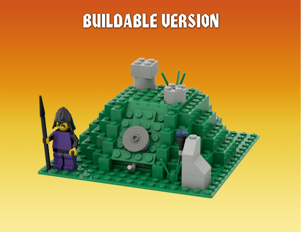 LEGO MOC Skeleton Warrior's Barrow by Tyfighter77 | Rebrickable - Build ...