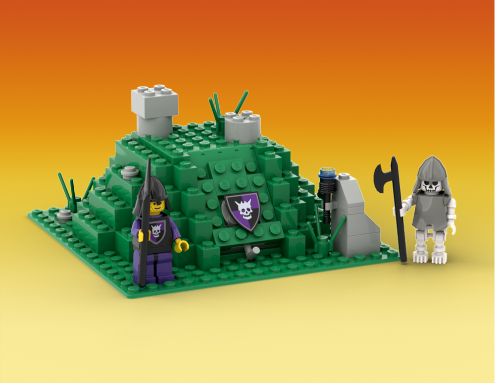 LEGO MOC Skeleton Warrior's Barrow by Tyfighter77 | Rebrickable - Build ...