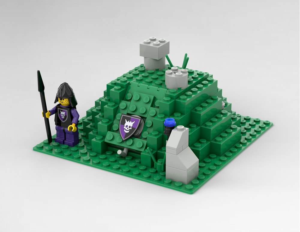 LEGO MOC Skeleton Warrior's Barrow by Tyfighter77 | Rebrickable - Build ...
