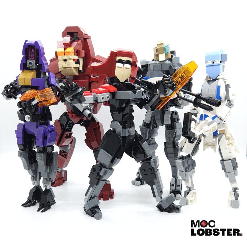 LEGO MOC Mass Effect: Squad Mates Wave 1 by Moc_Lobster | Rebrickable ...