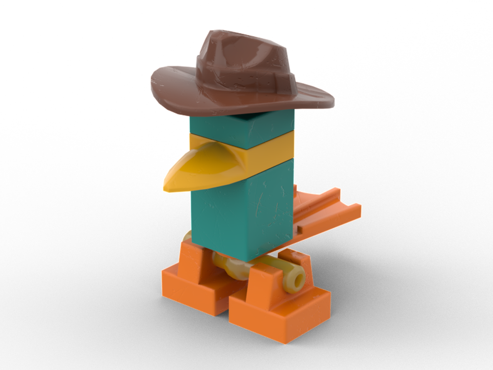 LEGO MOC Minimalist Perry the Platypus by bricklejar | Rebrickable ...