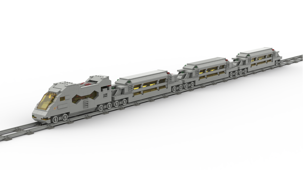 Lego Moc Pcs113 P2 Passenger Wagon By Polarstorm Rebrickable Build