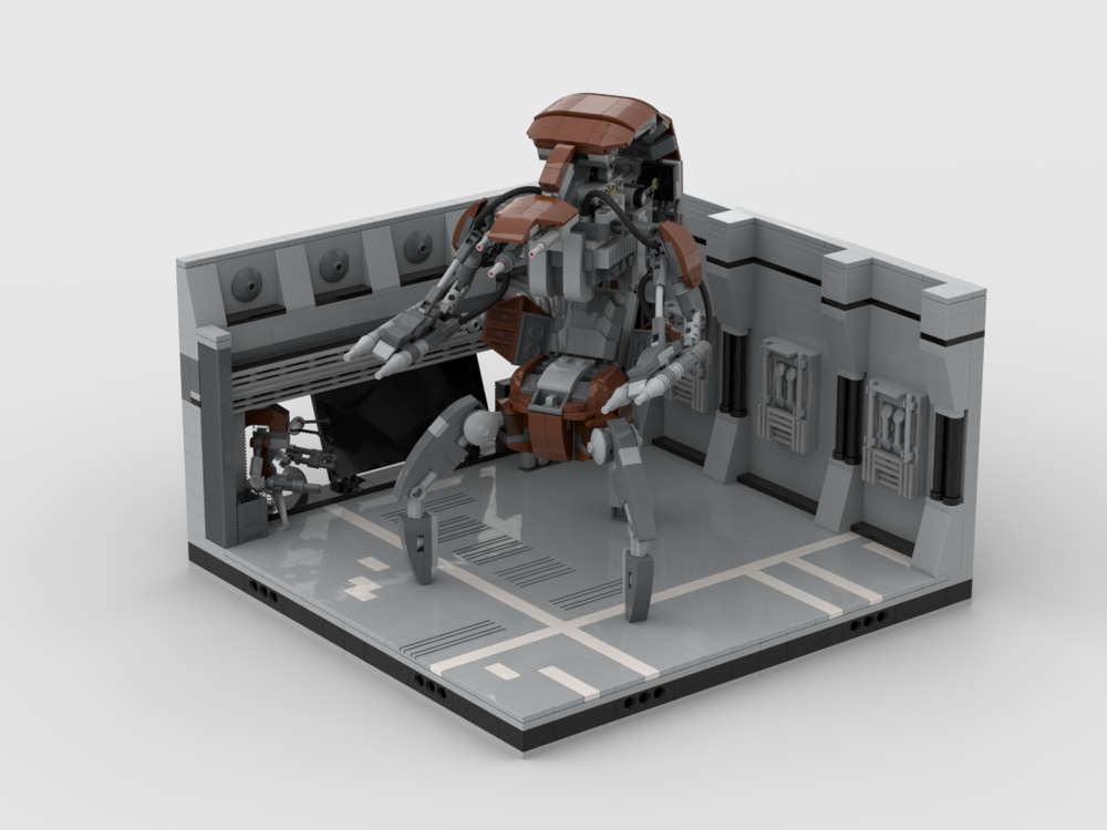 LEGO MOC Display for set 75381 - Droideka by gabizon | Rebrickable ...