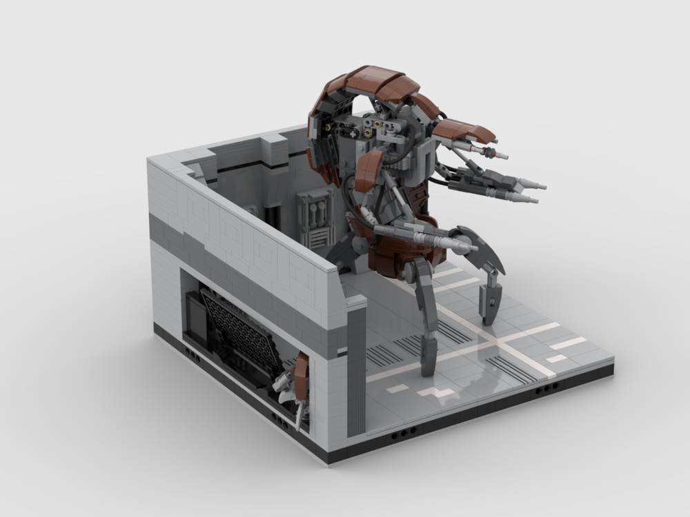 LEGO MOC Display for set 75381 - Droideka by gabizon | Rebrickable ...
