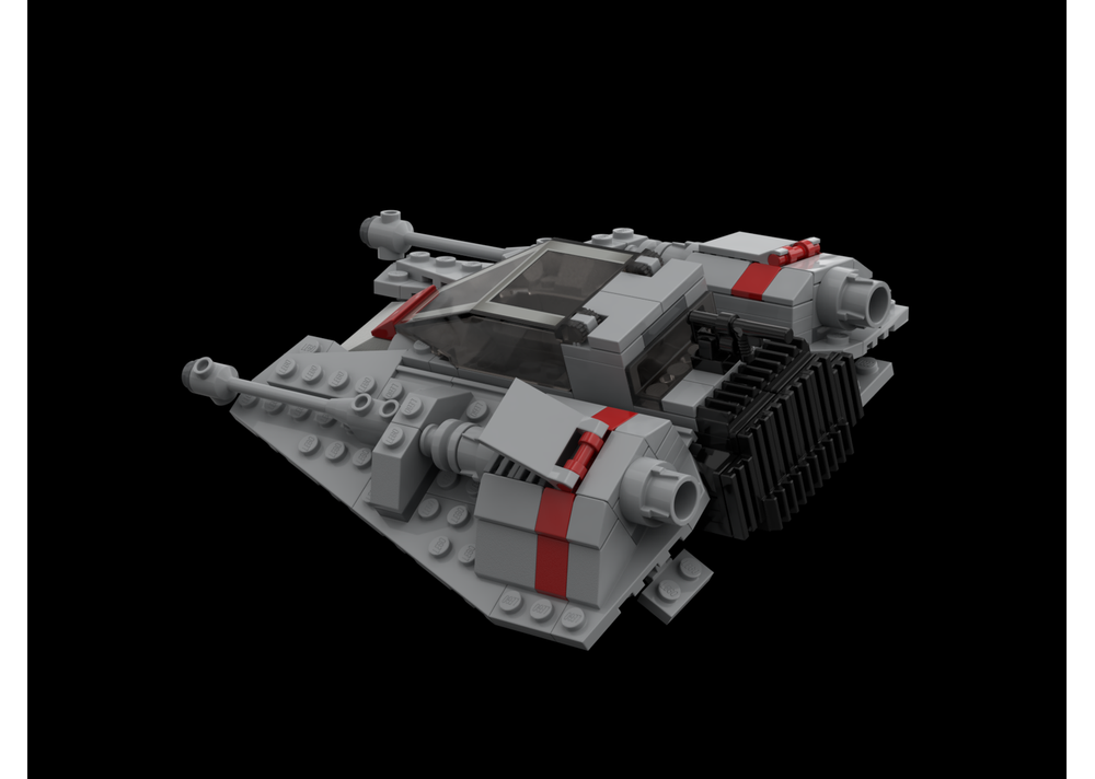 Lego Moc T 47 Snowspeeder Minifig Scale Gray Version By Bricksota