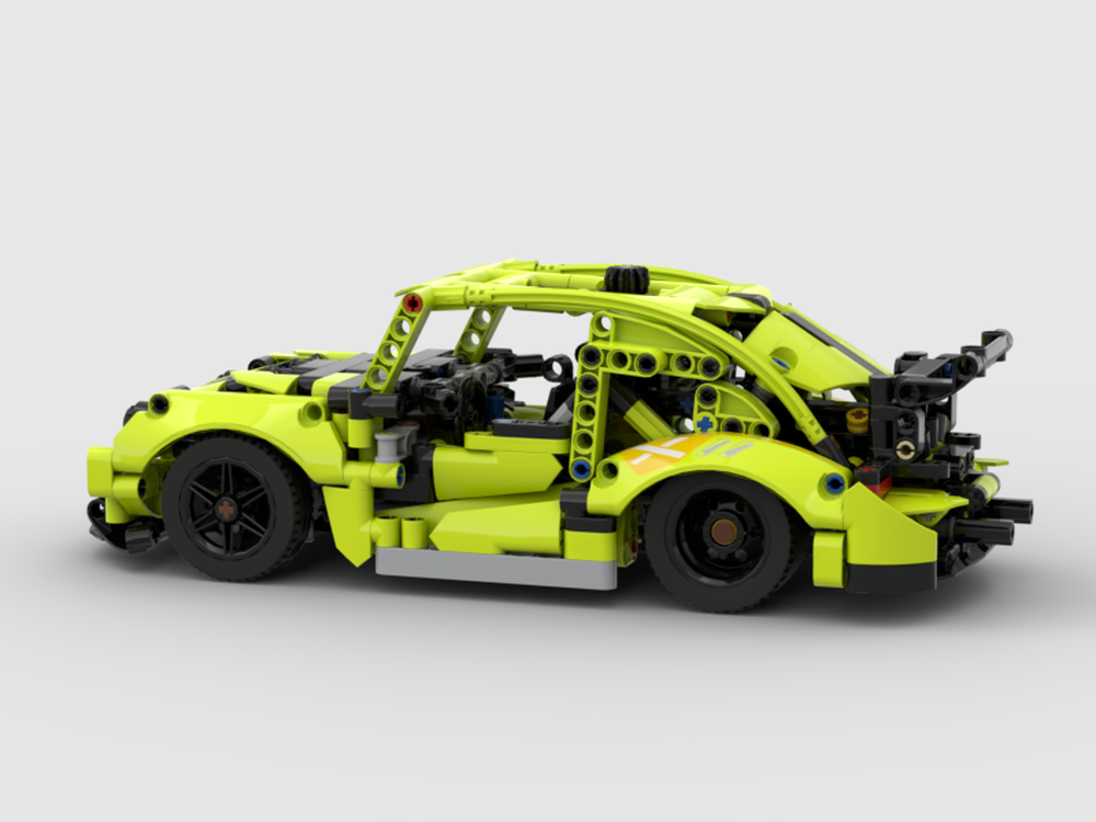 LEGO MOC Drag Racer Beetle by technicstudiodesigns | Rebrickable ...