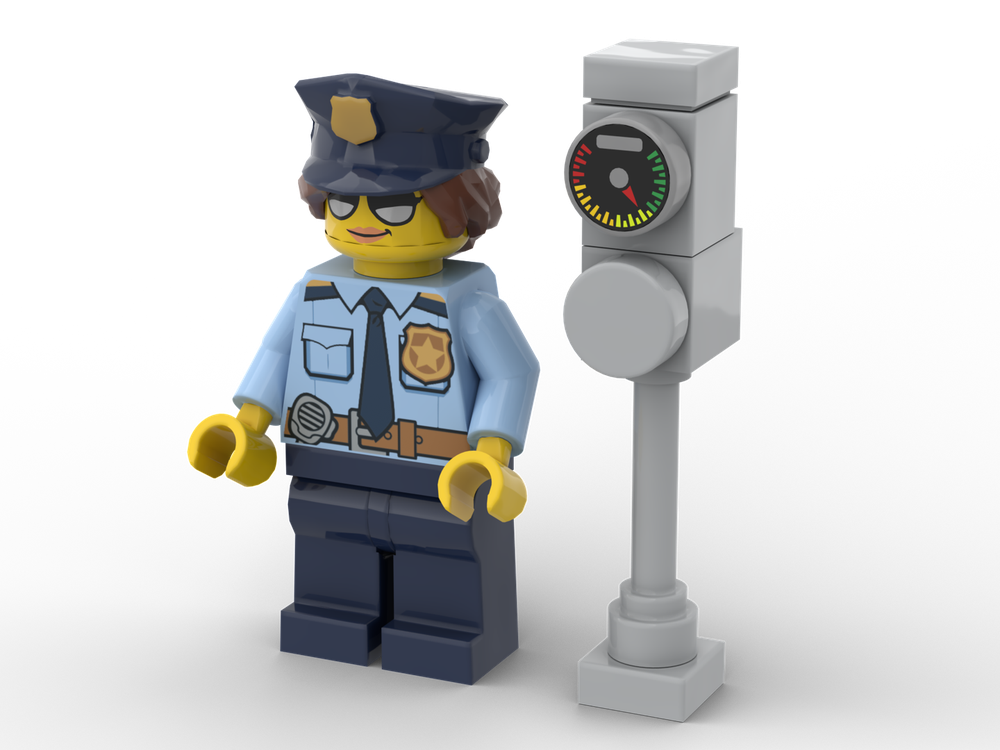 LEGO MOC Parking Meter by alexschmalex | Rebrickable - Build with LEGO