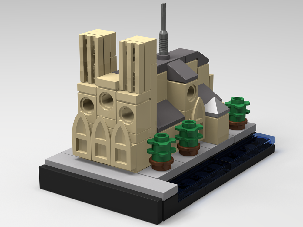 LEGO MOC Paris Notre-Dame by Queer.Solutions | Rebrickable - Build with ...