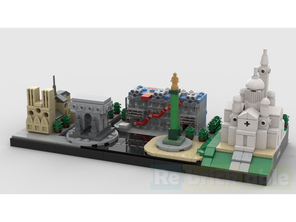 Lego Moc Paris Notre Dame By Queersolutions Rebrickable Build With