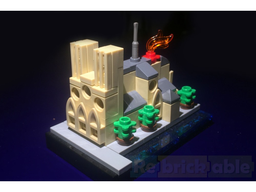 Lego Moc Paris Notre Dame By Queersolutions Rebrickable Build With