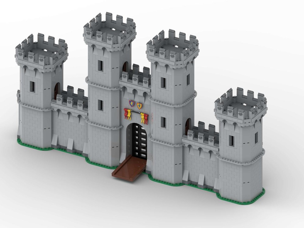 Lego Moc Modular Castle Bundle By Brickcastlefan Rebrickable Build