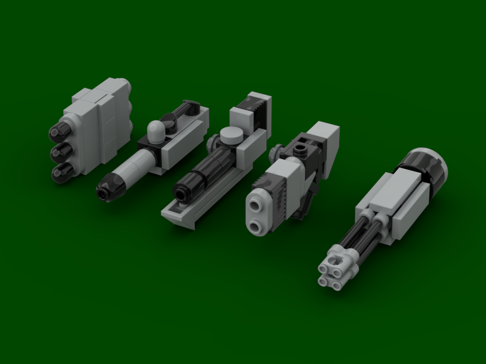 LEGO MOC XV8 Crisis Battlesuit weapons. T'au. Warhammer. by Kogi ...