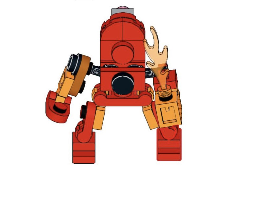 LEGO MOC Tahu Minifig by The_ClonedKnight | Rebrickable - Build with LEGO