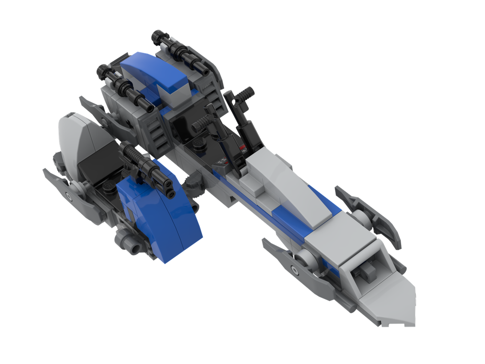 Lego Moc 501st Speeder Bike By Jannin Bricks Rebrickable Build With