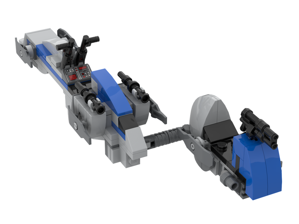 Lego Moc 501st Speeder Bike By Jannin Bricks Rebrickable Build With