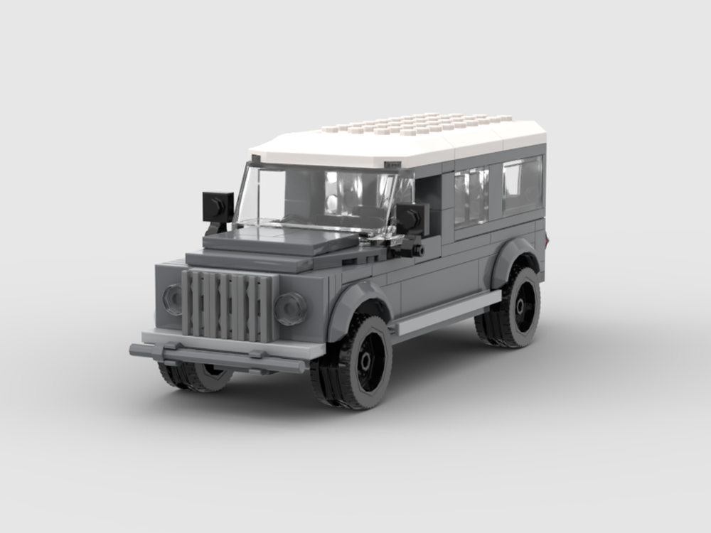 LEGO MOC Land Rover Defender 130 by Caroholic | Rebrickable - Build ...