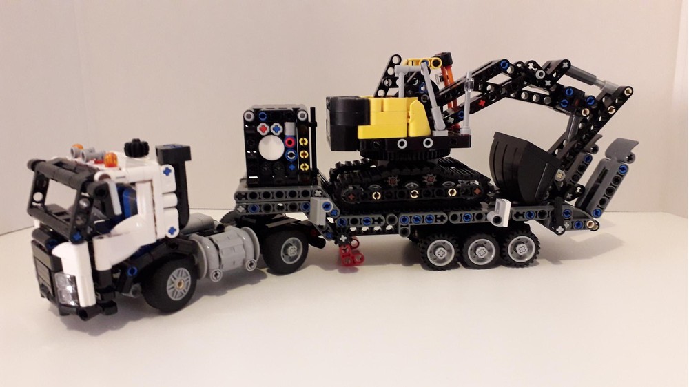 Lego Moc Mini Truck And Excavator By Legoglen Rebrickable Build With Lego