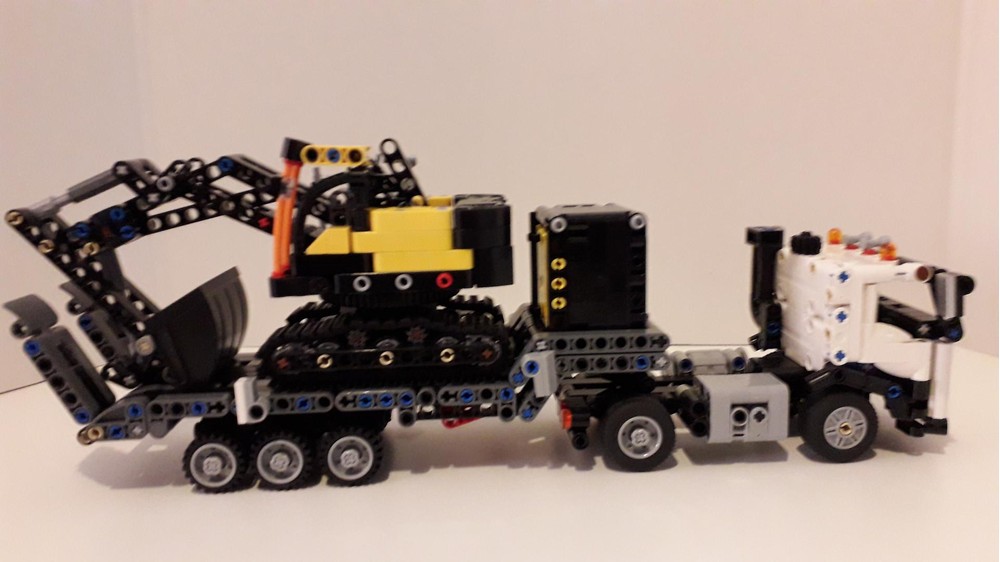 Lego Moc Mini Truck And Excavator By Legoglen Rebrickable Build With Lego