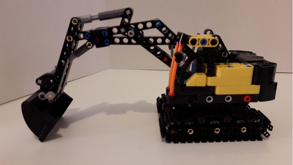 Lego Moc Mini Truck And Excavator By Legoglen Rebrickable Build With Lego